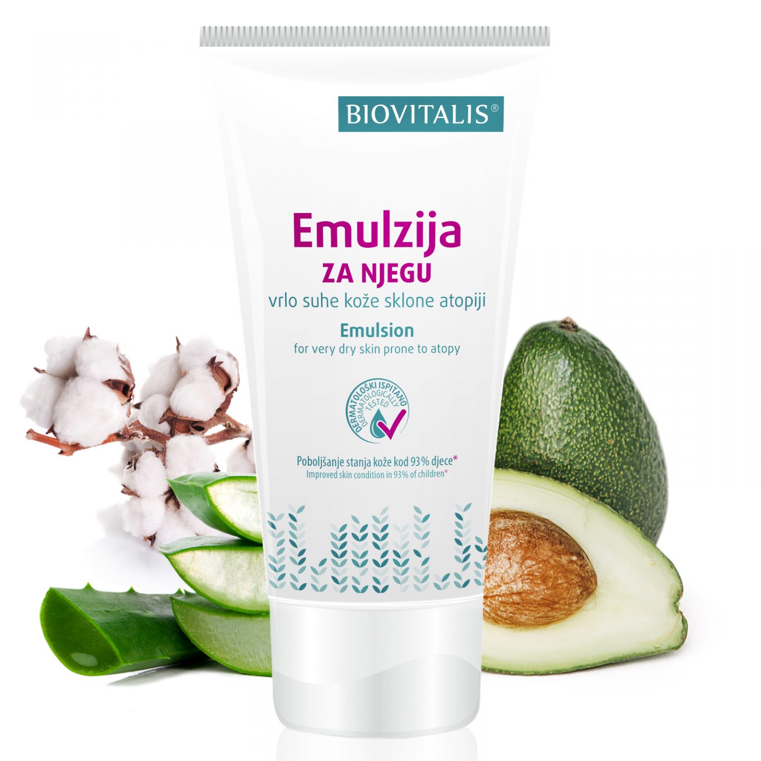 Emulzija za njegu vrlo suhe kže sklone atopiji 150ml Biovitalis