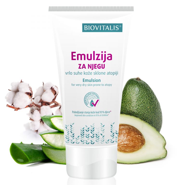 Emulzija za njegu vrlo suhe kže sklone atopiji 150ml Biovitalis